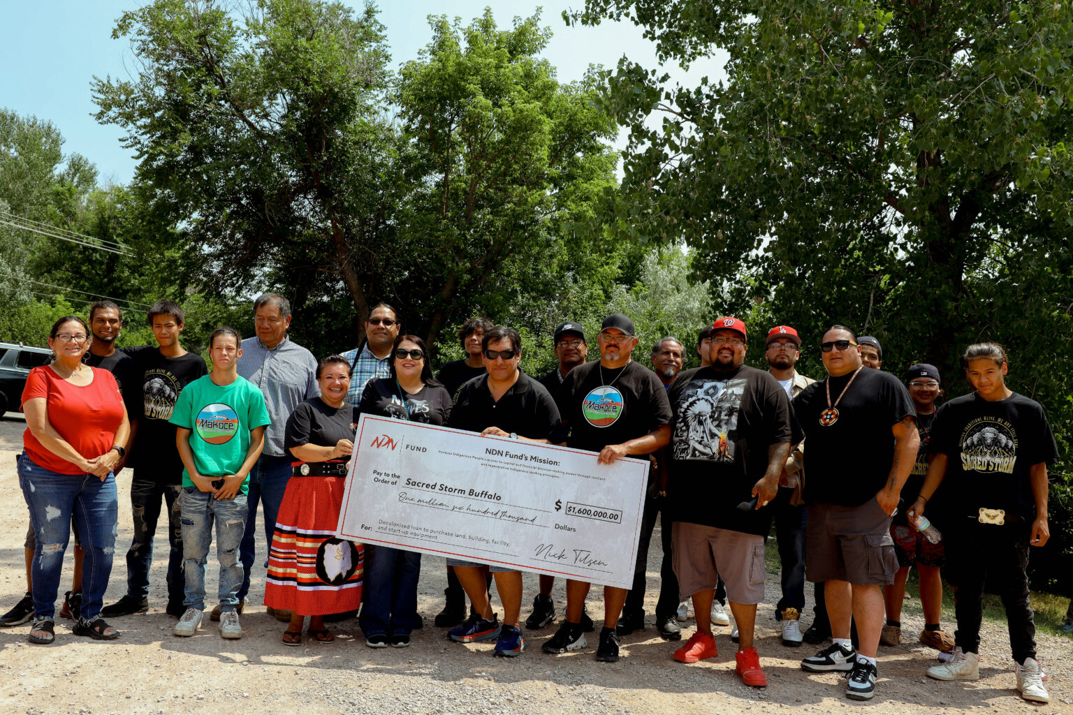 NDN Collective célèbre l'inauguration du Sacred Storm Buffalo à Rapid ...