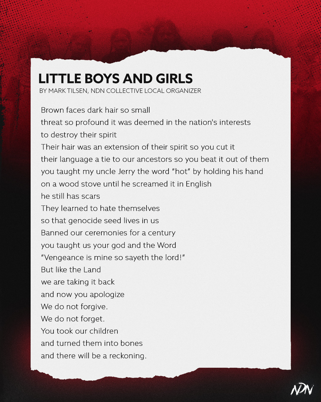 No Apology Without Action Toolkit - NDN COLLECTIVE